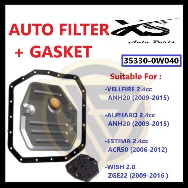 TOYOTA AUTO TRANSMISSION FILTER SET ATF (35330-0W040)- ALPHARD ...