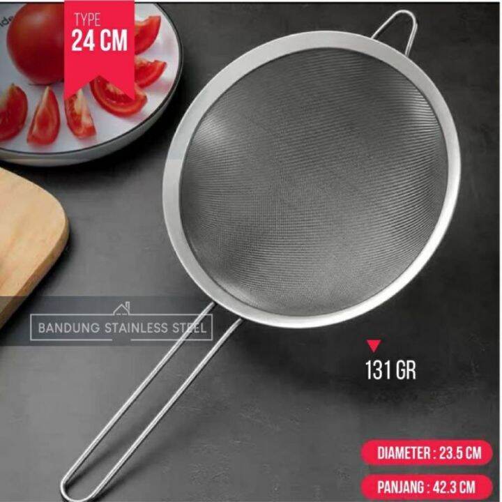 SARINGAN STAINLESS JUMBO 22 CM / SUMA | Lazada Indonesia