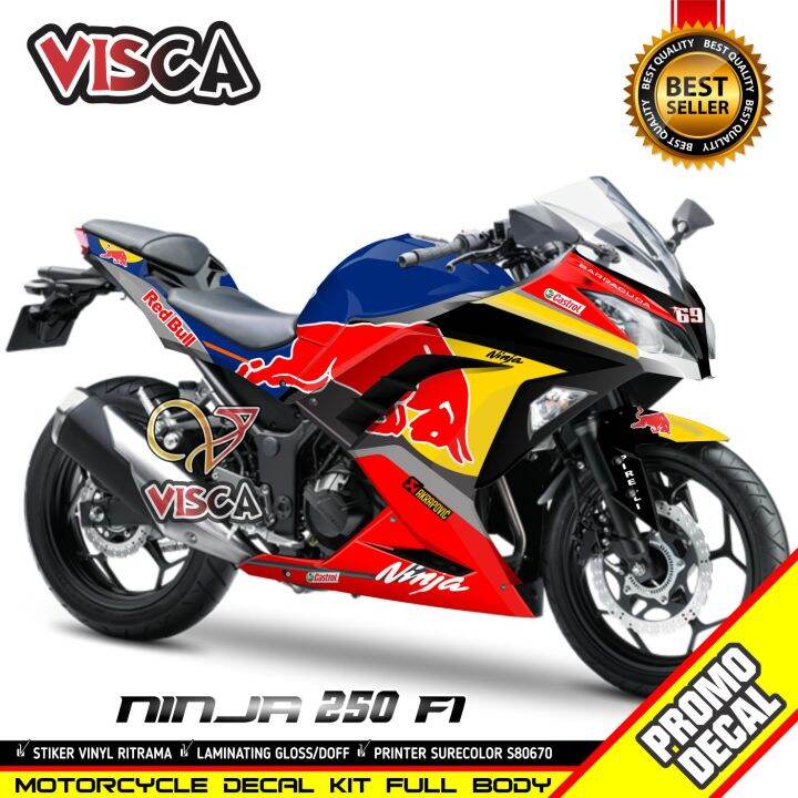 Decal Ninja 250 Fi Full Body Stiker Ninja 250 Fi Full Body Striping ...