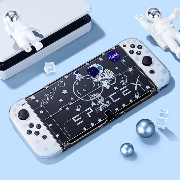 Space Astronaut Protective Case For Nintendo Switch OLED Hard Cover ...