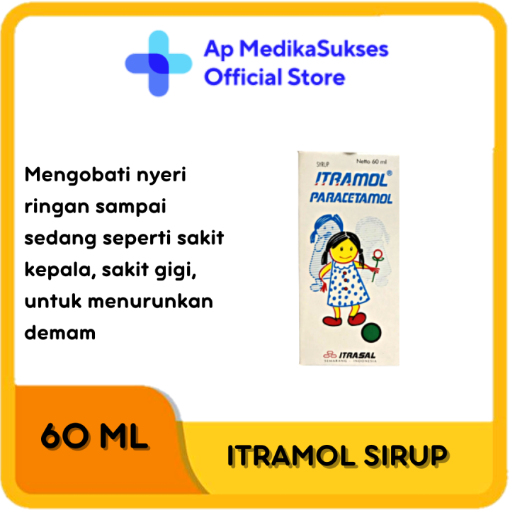 Itramol Sirup Penurun Panas pada anak - Meringankan demam, Sakit kepala ...