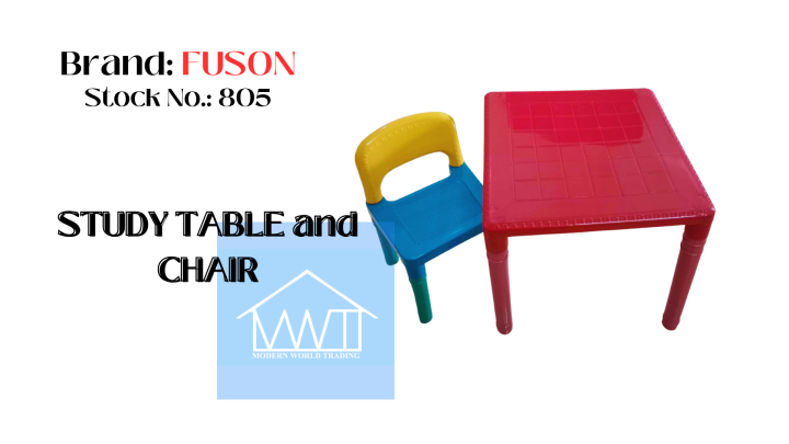 Kiddie Study Table and Chair (FUSON #805) | Lazada PH