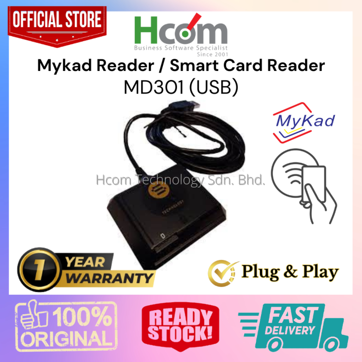 Mykad Reader / Smart Card Reader MD301 (USB) Plug & Play for Gift ... Mykad Reader / Smart Card Reader MD301 (USB) Plug & Play for Gift ...