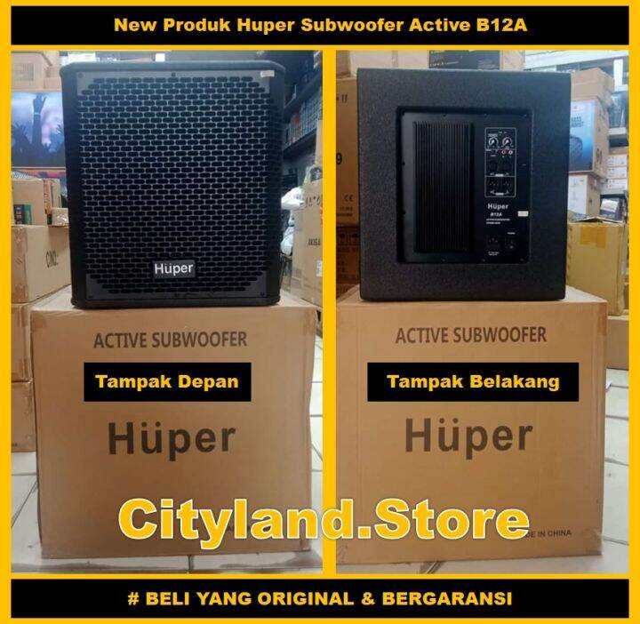 Huper B12A Subwoofer Active Original | Lazada Indonesia