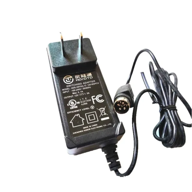 12V 1.5A 4 PIN Power Adapter สำหรับ Hikvision CWT KL-AD3060VA SW-520 ...