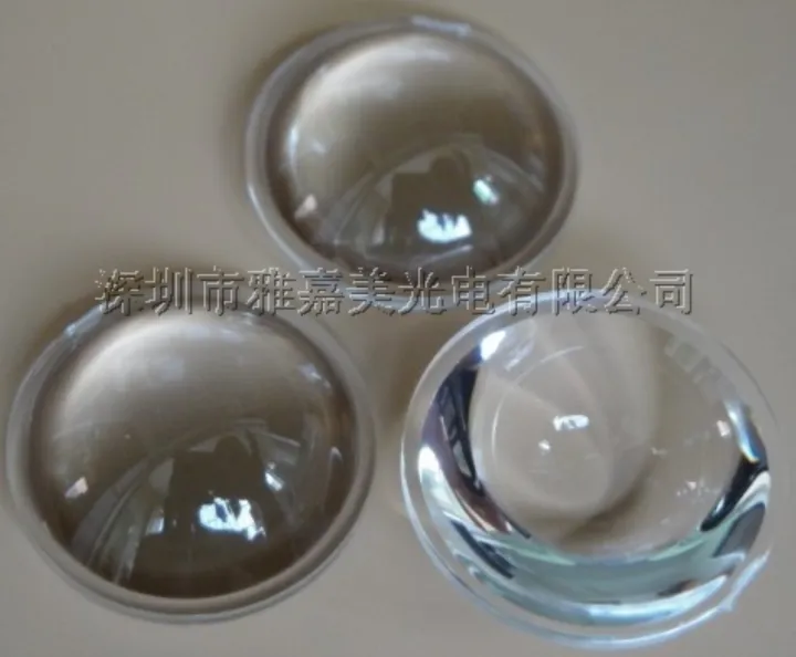 power LED lens diameter 23mm Plastic Plano Convex lensled optical ...