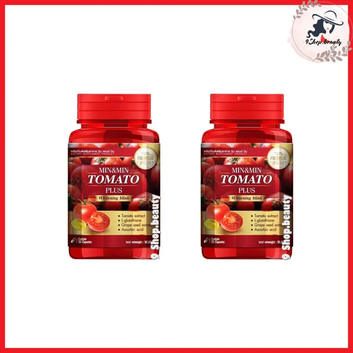 Min & Min Tomato Plus มิน & มิน โทเมโท พลัส มะเขือเทศญี่ปุ่น [30 แคปซูล ...