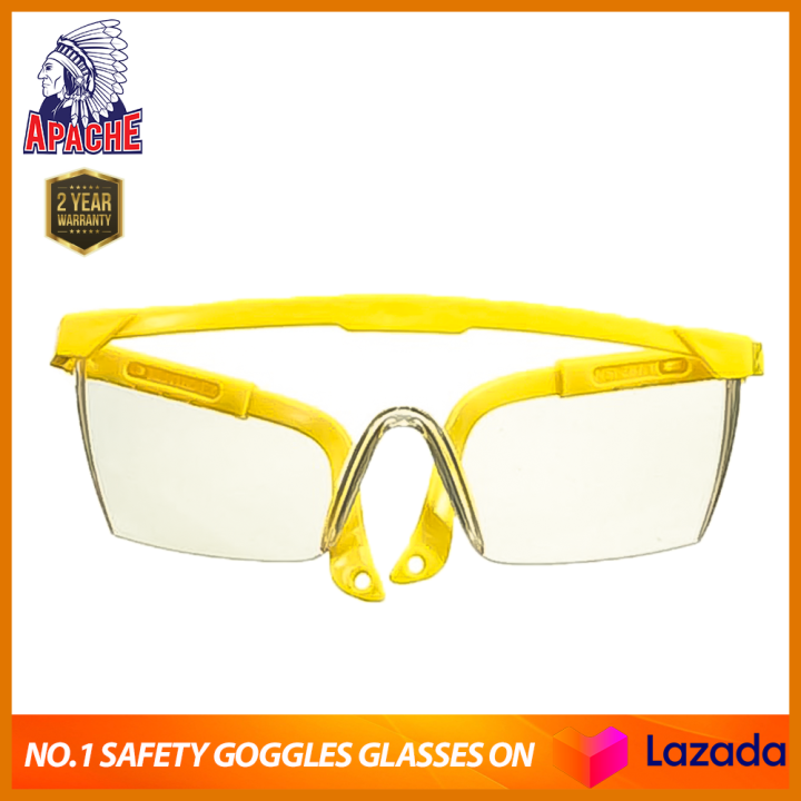 Apache Brush Cutter Safety Eye Protection Clear Lens Goggles Glasses ...