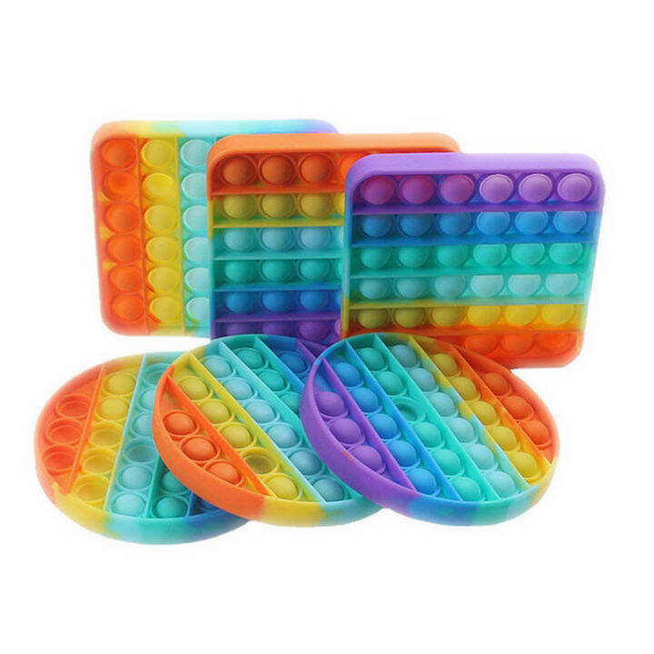 Square Pop It, Push it, Fidget Toy, Stress Reliever, Educational Game ...