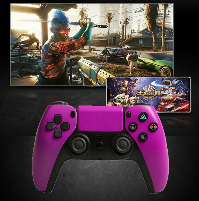 Double Motor Vibration 4 Wireless Controller with Touch Function/ Six ...