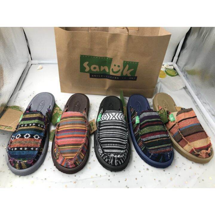 Sanuk New Half shoes Name cloth!!!h | Lazada PH
