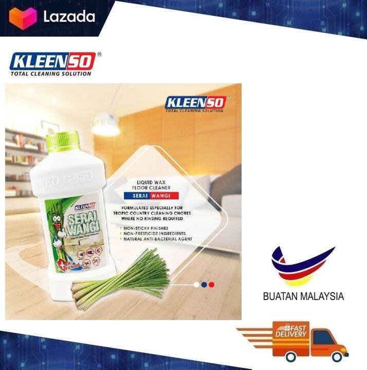 KLEENSO Serai Wangi Liquid Wax Floor Cleaner 1 Litre | Lazada