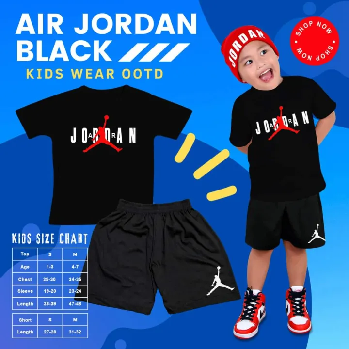 NEW LOGO PURE BLACK TERNO SHORT FOR KIDS 1-6 YRS OLD | Lazada PH