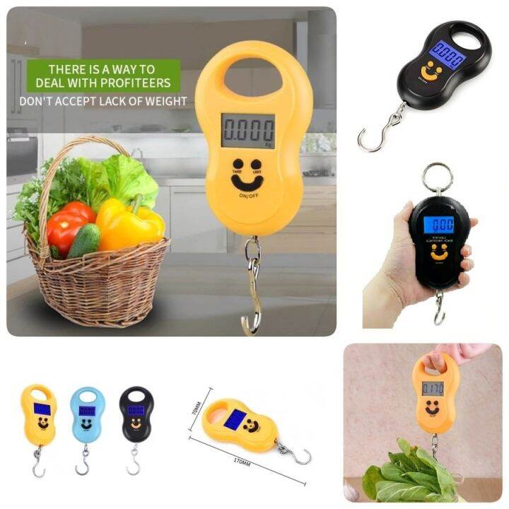 Timbangan Gantung Digital 50 KG - Timbangan Digital Portable Scale ...