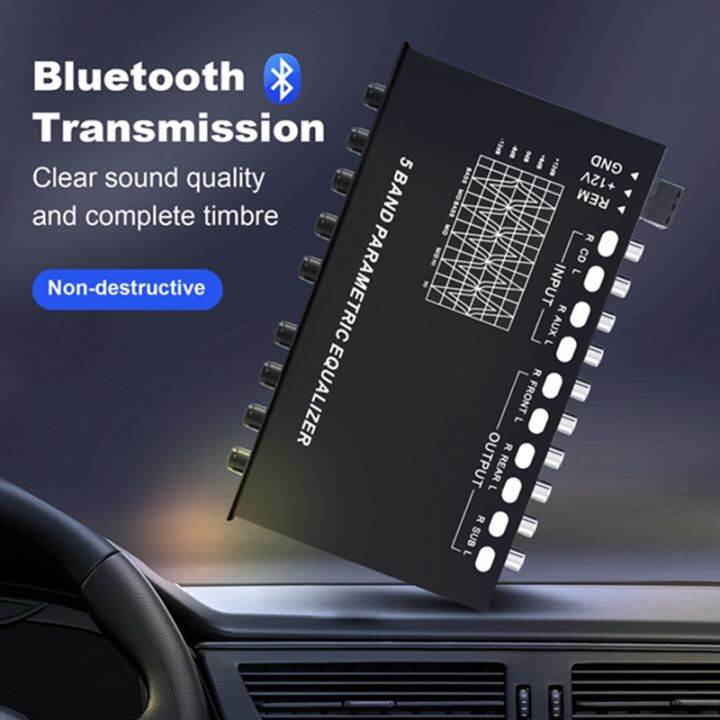 Car Audio Equalizer, Adjustable EQ Car Amplifier Graphic Equalizer with ...