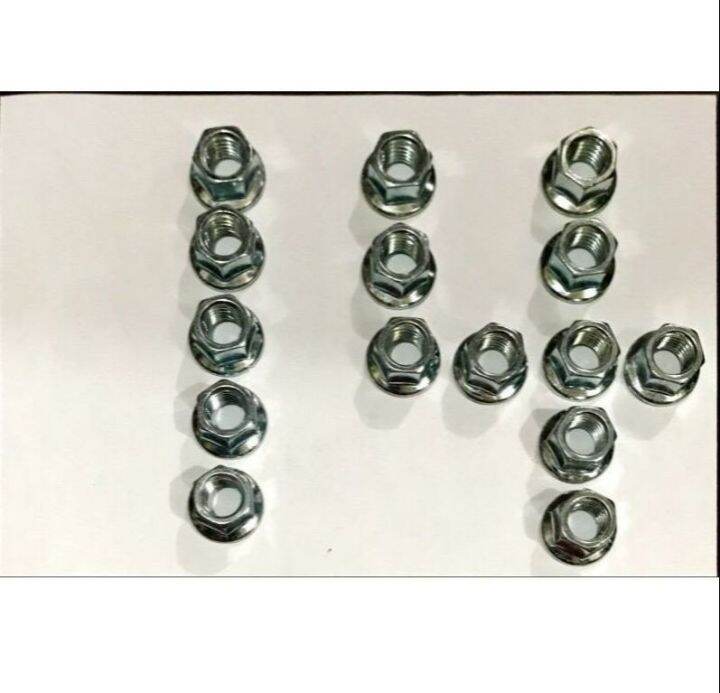 flange nut m10 /cap spana size 14 per pcs | Lazada