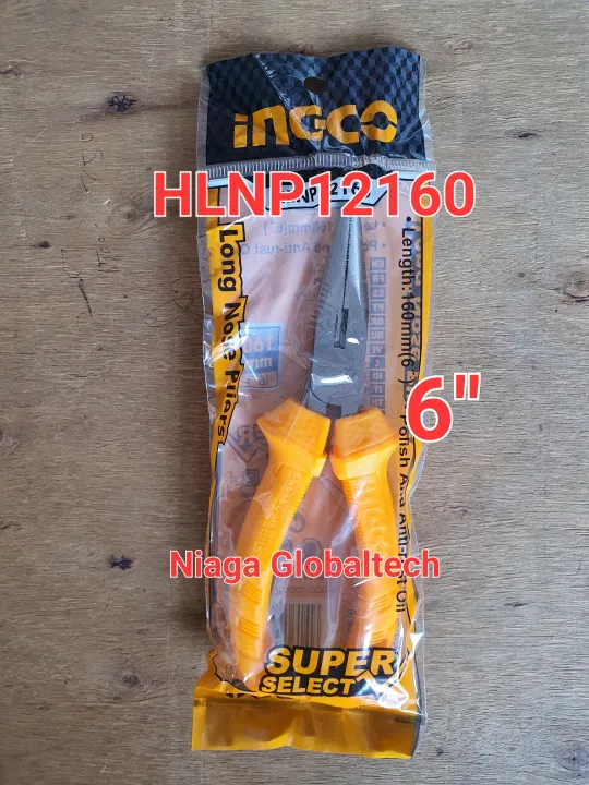 INGCO TANG RUNCING TANG LANCIP INDUSTRIAL LONG NOSE PLIER INGCO ...