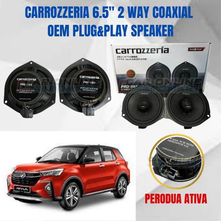 100% ORIGINAL FOR PERODUA ATIVA OEM Plug and Play CARROZZERIA 6.5INCH 2 ...