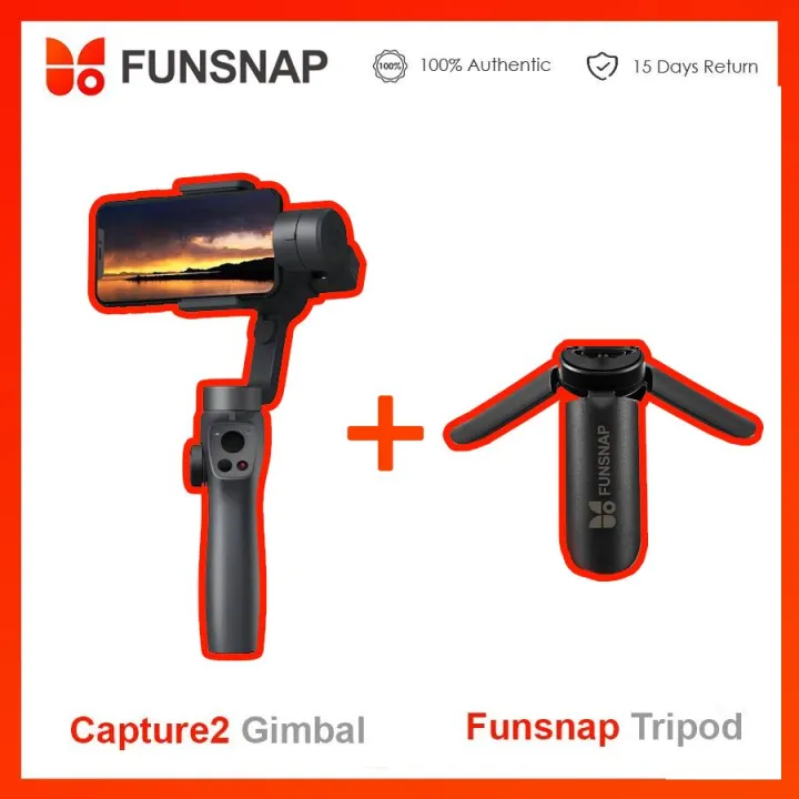 FUNSNAP BUNDLE: Capture 2 Gimbal + Tripod Stand for Gimbal | Lazada PH