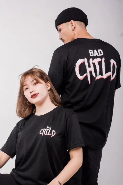 BAD CHID TSHIRT FRONT AND BACK DESIGN COTTON (WITH FREEBIES) | Lazada PH