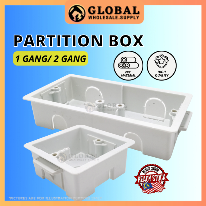 [READY STOCK] Partition Box Socket Box Partition Socket Box Switch ...