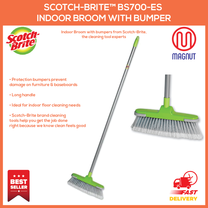 3m Scotch-Brite™ Indoor Broom with bumpers | Lazada