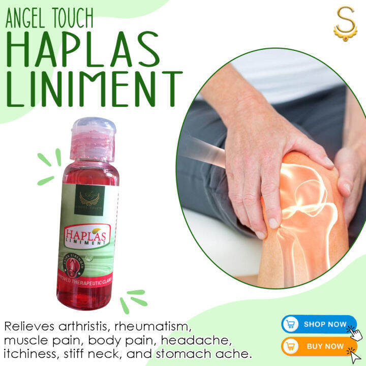 Haplas Liniment Oil 60ml Organic Safe and Effective 60ml | Lazada PH