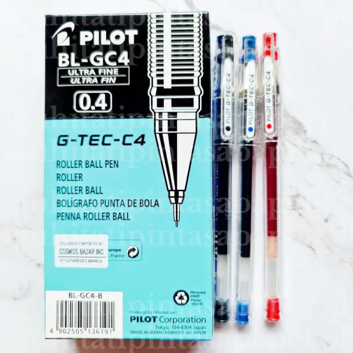 PILOT G TECH .4 AND G TECH .3 pen and refill blue and red | Lazada PH
