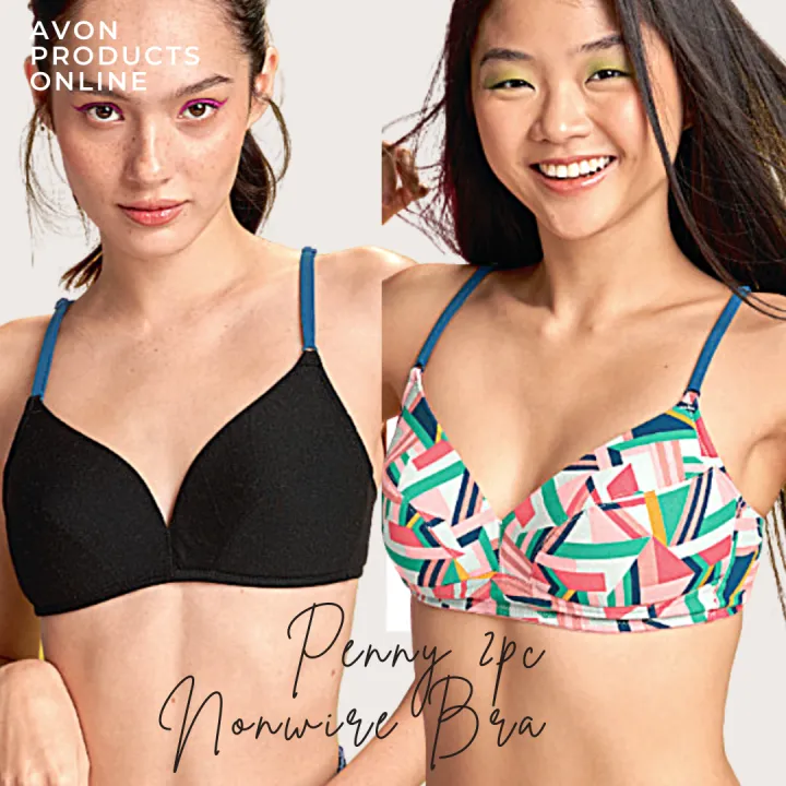 Avon Missy Penny Non-Wire 2-Piece Bra Set (32A, 32B, 34A, 34B) | Lazada PH