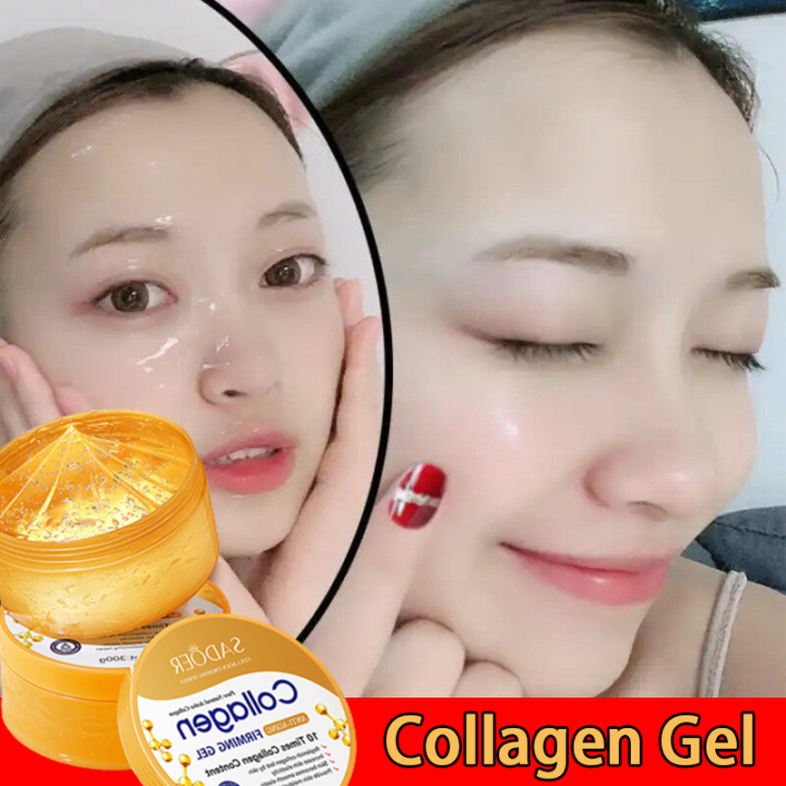 SADOER Collagen Soothing Gel 300ML Brightening Collagen Face Whitening ...