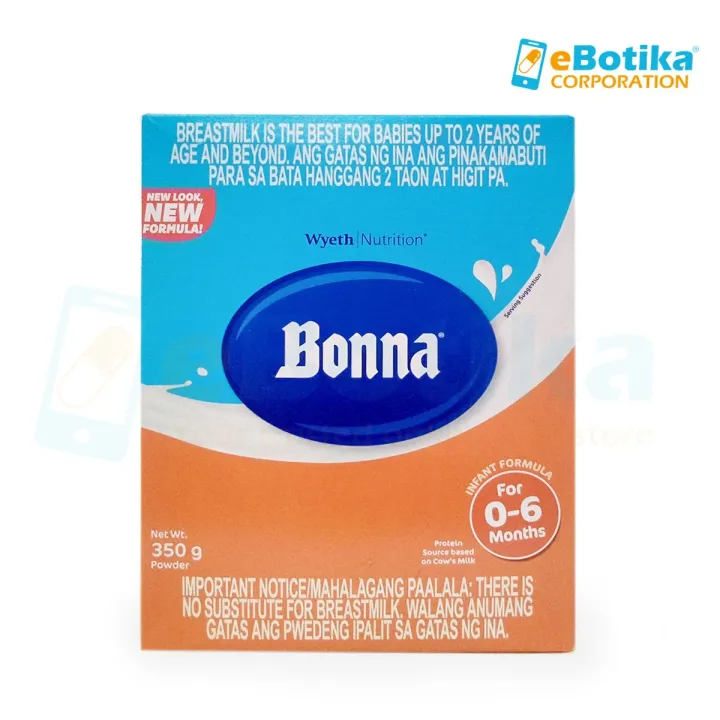 BONNA 0-6 Months Old (New Look New Formula) 350g | Lazada PH