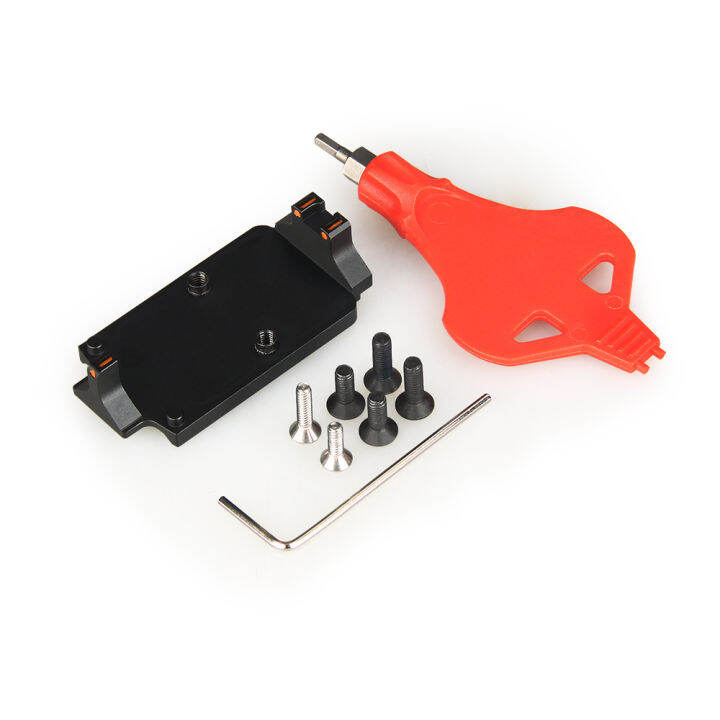 RMR Battle Plate with fiber Red Dot Optic Plate Base Mount Mounting ...