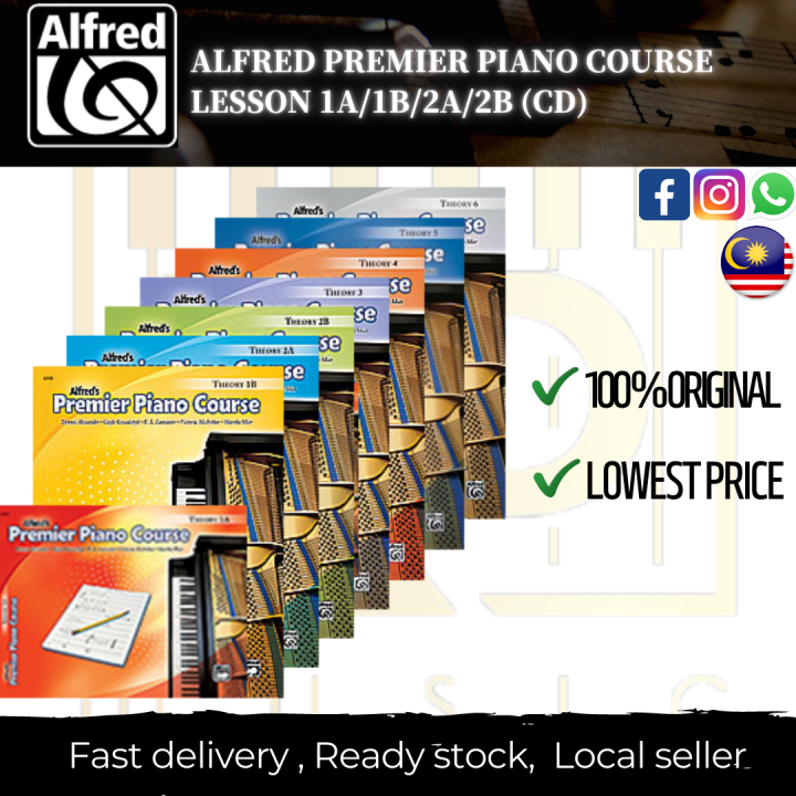 ALFRED PREMIER PIANO COURSE LESSON 1A/1B/2A/2B (CD)3/4/5/6 | Lazada