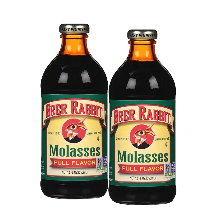 BRER RABBIT Unsulphured Molasses Full Flavor 2pcs (355ml per piece ...