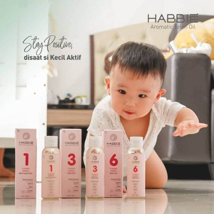 HABBIE Aromatic Telon Oil 100ml FLOWER SERIES | Lazada Indonesia
