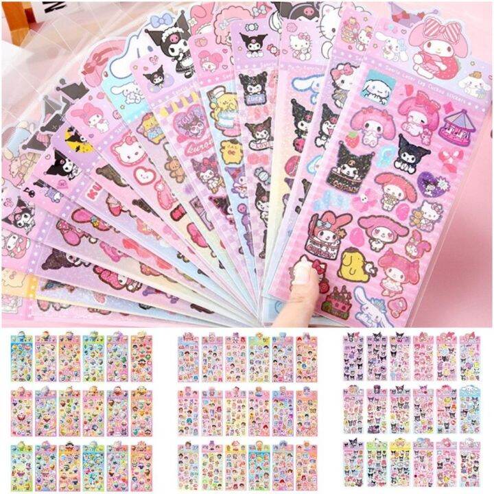 CGGUE CartoonKuromi Kuromi Guka Sticker Melody Handmade Toy Guka ...