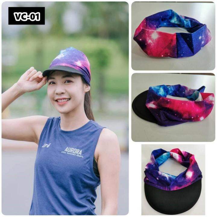 Pack Run Visor: หมวกผ้าอเนกประสงค์ (แบบปีกหมวกอ่อนม้วนเก็บได้) บริการเก็บเงินปลายทาง | Lazada.co.th