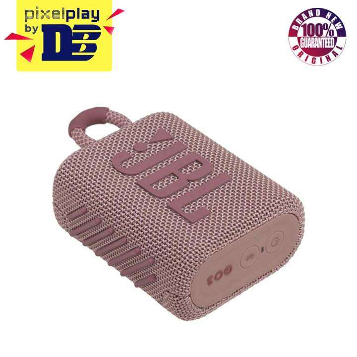 JBL Go 3 Portable Bluetooth Speaker (Pink) | Lazada PH