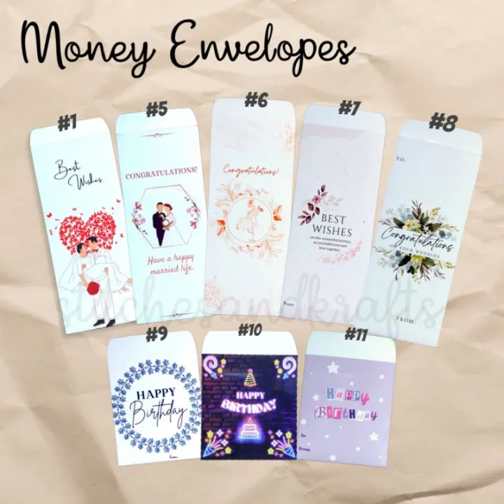 Part 1 PersonalisedCustomised Money Envelopes Angpao gift for wedding ...
