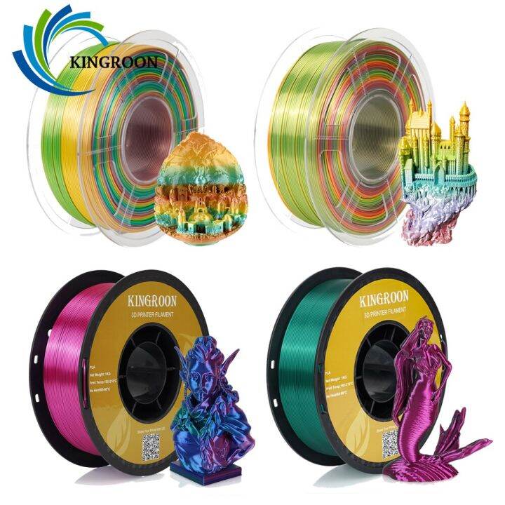 New Silk Rainbow PLA 1KG 1.75Mm Macaron Universe Forest Candy Rainbow ...