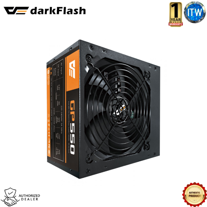 darkFlash GP550 80 Bronze 550W ATX Power Supply | Lazada PH