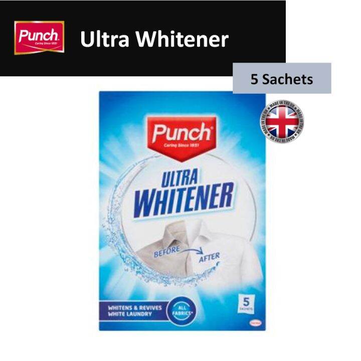 Punch Ultra Clothes Whitener (5 sachet/ box) | Lazada