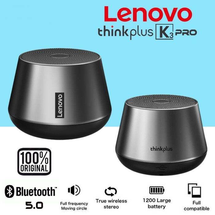 Speaker Bluetooth Lenovo Think plus K3 Pro TWS Speaker Stereo Mini HiFi Wireless Portable ...
