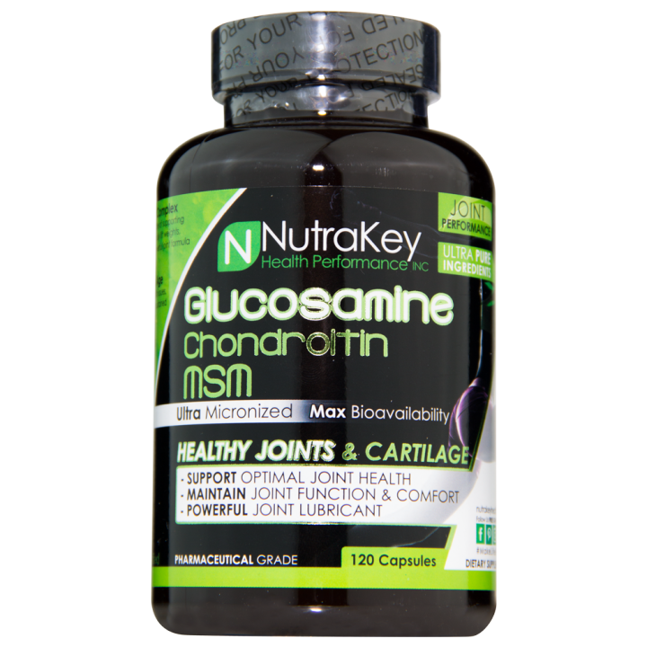 NutraKey GLUCOSAMINE CHONDROITIN MSM+ (GCM), 120 Capsules. | Lazada PH
