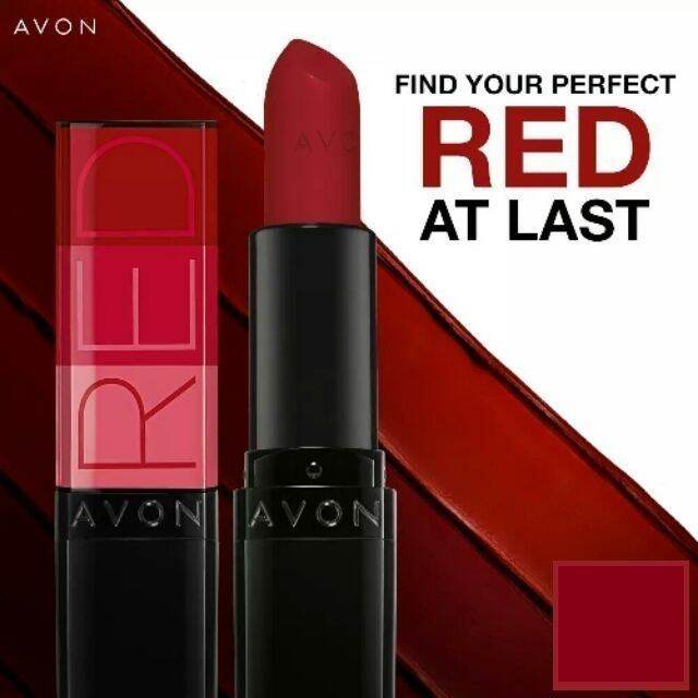 Avon Make Up Red Supreme Creamy Matte Lipstick | Lazada PH