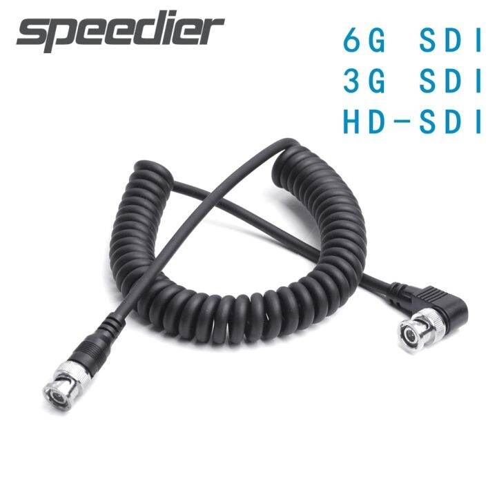 Stretch Coiled Broadcast Quality 6G 3G HD-SDI 4K HD SDI Spring Cable ...
