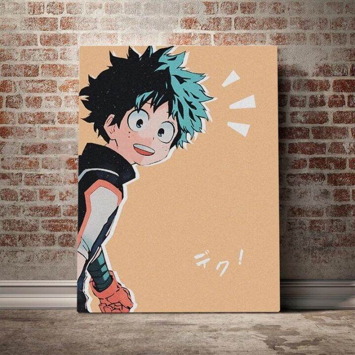 Characters Wall Art Izuku Midoriya Deku BNHA Anime Canvas Painting HD ...