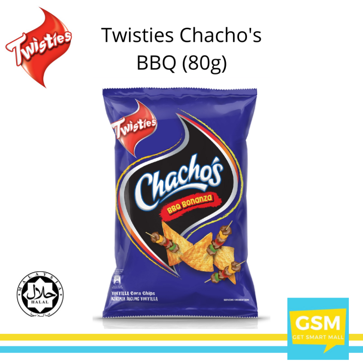 Twisties Chacho's Tortilla Corn Chips - BBQ 80g | Lazada