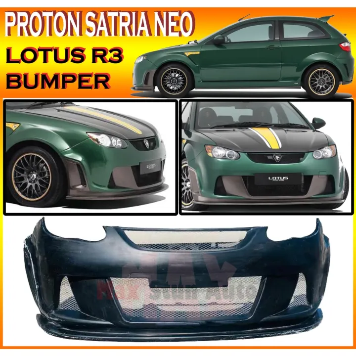PROTON SATRIA NEO LOTUS R3 LOOK FRONT BUMPER (LOTUS R-3) MATERIAL FIBER ...