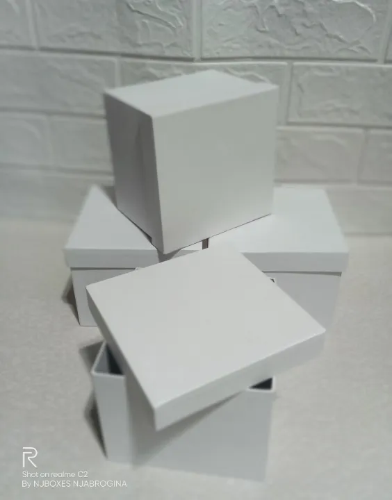 SQUARE BOX HARD BOX GIFT BOX 5X5X3 INCHES | Lazada PH